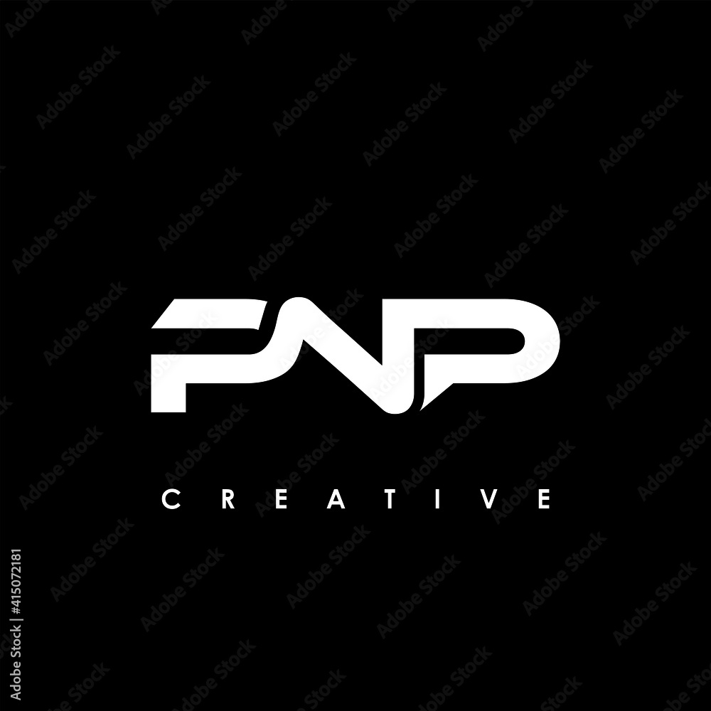 PNP Letter Initial Logo Design Template Vector Illustration Stock ...