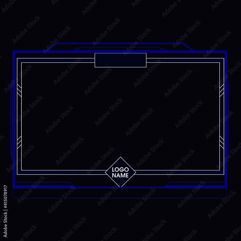 twitch overlays, twitch screen, vector, web, web cam, web camera ...