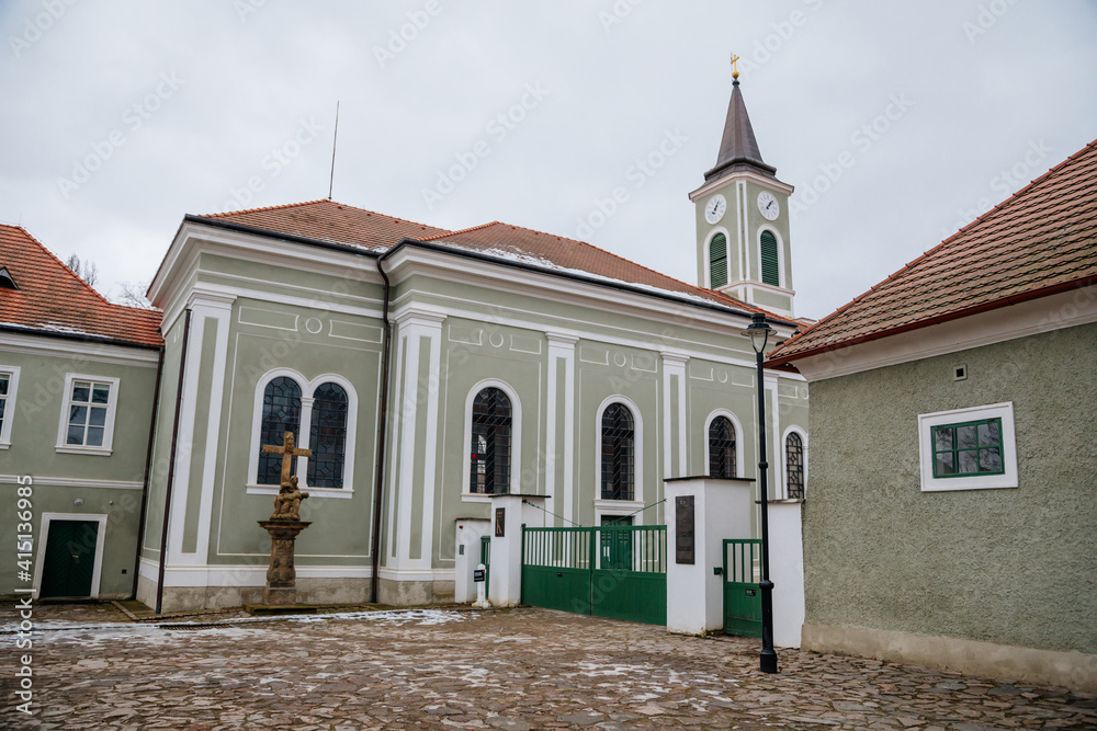 Baroque representative castle and National Stud Farm, renaissance ...