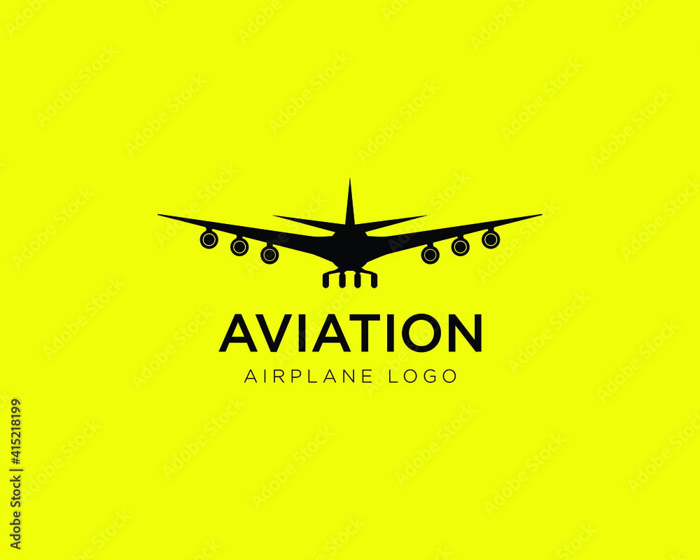 Minimalist Aviation Logo Design Icon | Airplane Logo Design | Aviation ...
