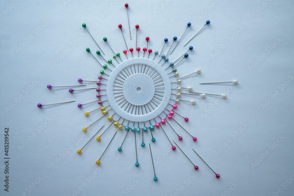 round diagram with many dots on white Stock Photo | Adobe Stock