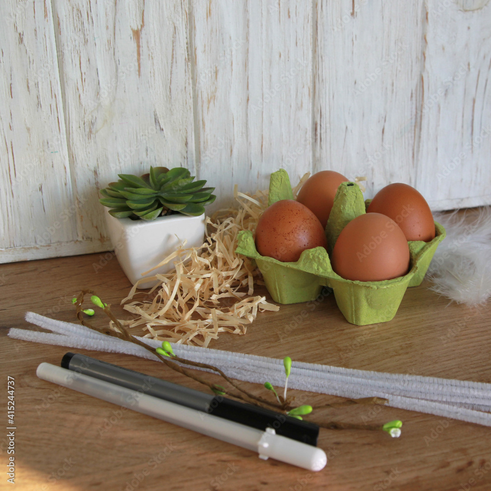 How to decorate an Easter egg in the form of cute animals. Step 1 ...