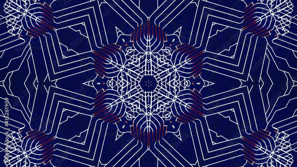 Ai growing geometric pattern of lines. Building solution by artificial ...