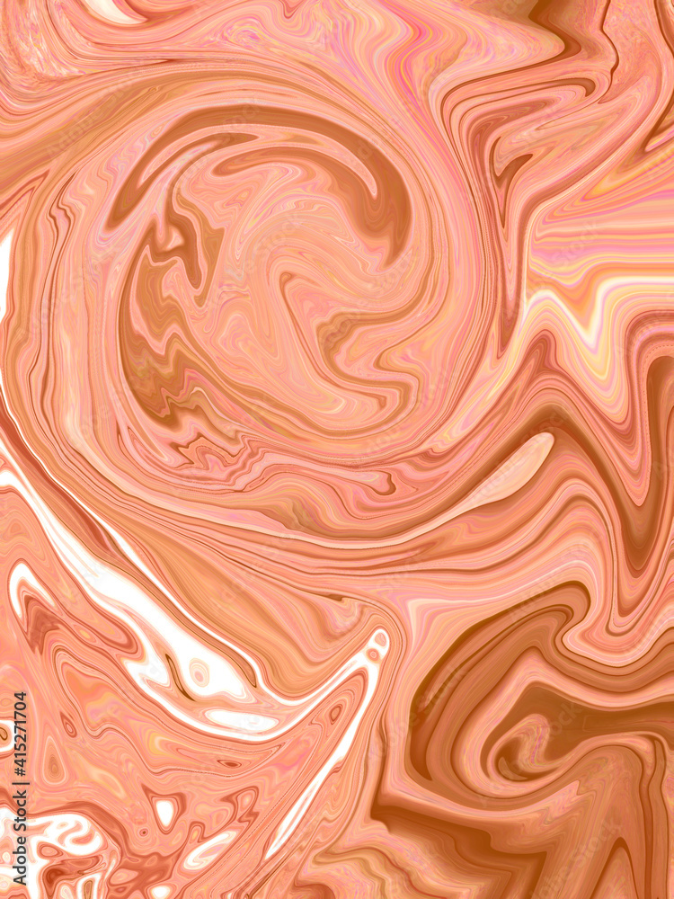 Digital drawing of decorative swirls of liquid marble paper texture ...