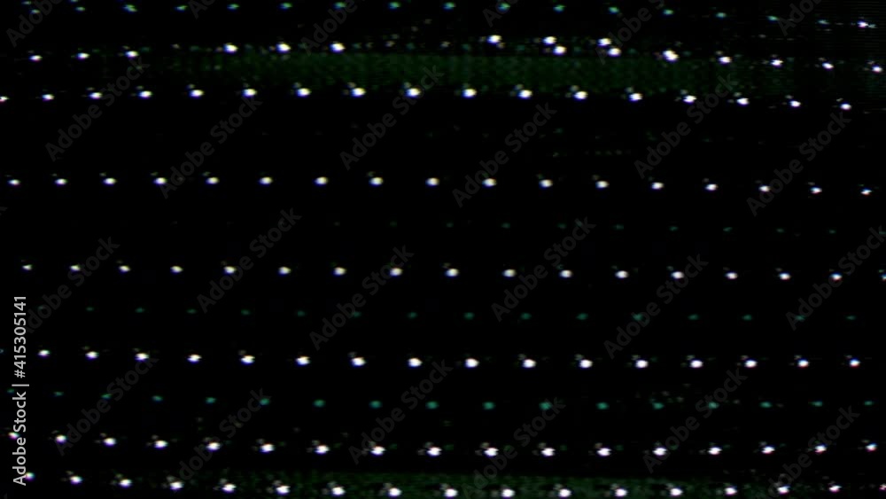 4K CRT Noise Overlay Texture VFX Series Steady television with instant ...