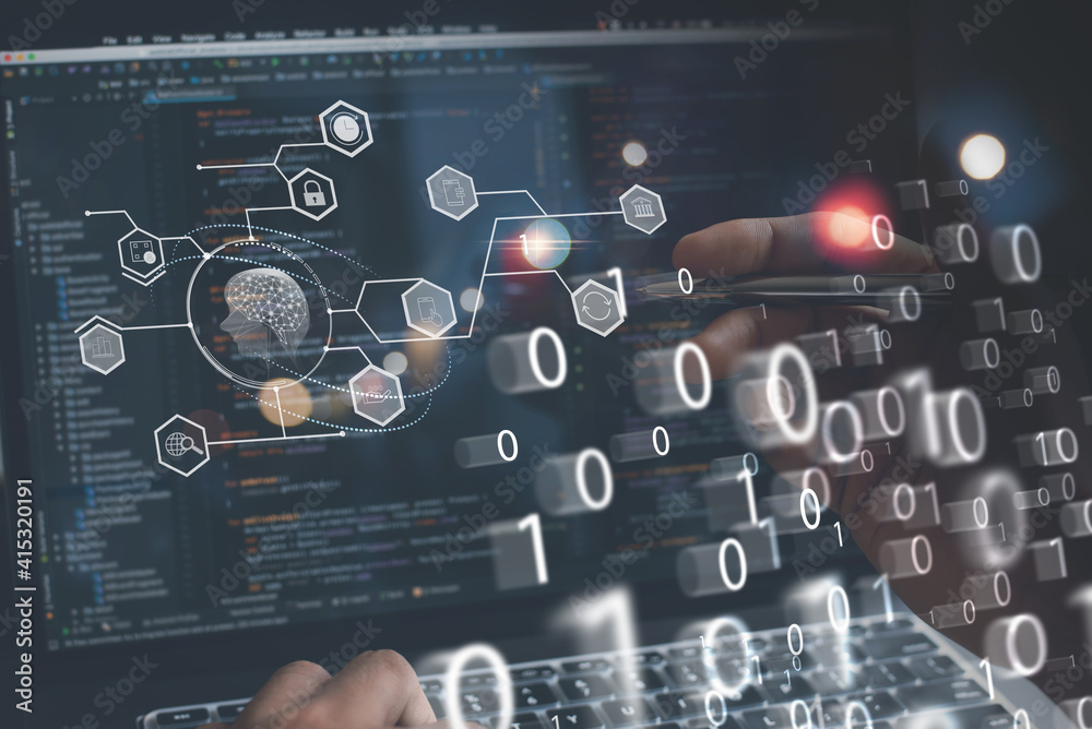 Ai, Artificial Intelligence, digital software technology, mobile app ...