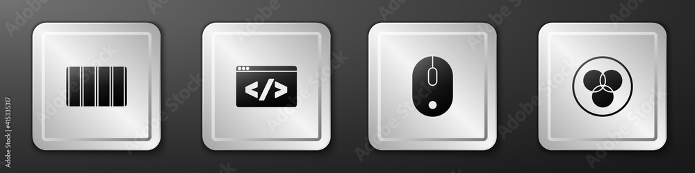 Set Color palette guide, Front end development, Computer mouse and RGB ...