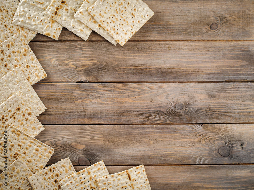 Judaism religious jewish holiday matza on passover. Stock Photo | Adobe ...