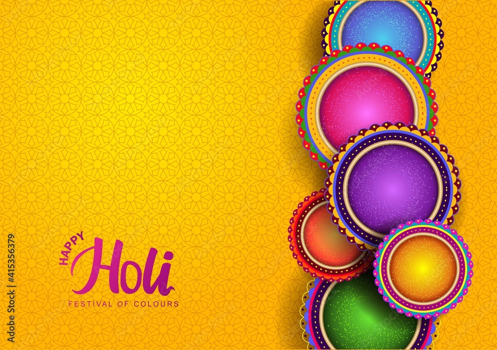 Indian festival happy holy colorful poster, banner background. vector ...