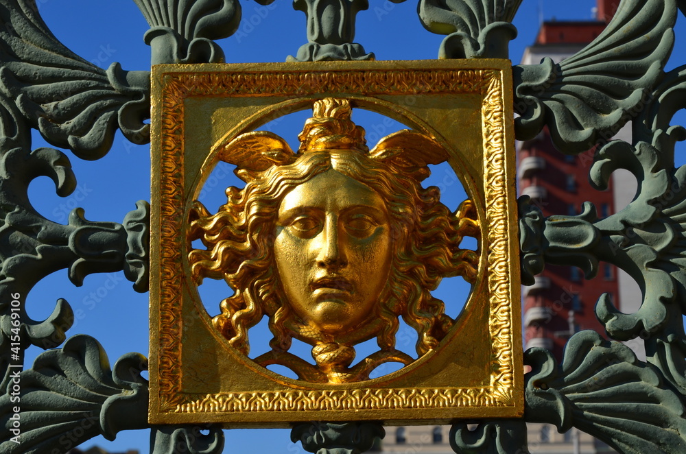 The gate of the Royal Palace was made in 1840 by Pelagio Palagi to ...