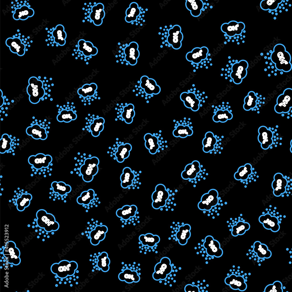 Line Methane emissions reduction icon isolated seamless pattern on ... Line Methane emissions reduction icon isolated seamless pattern on ...