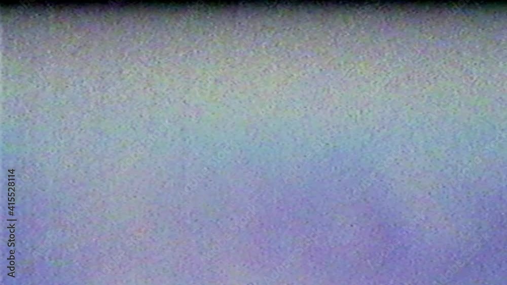 Abstract Digital Animation. No signal. VHS. Video signal damage with tv ...