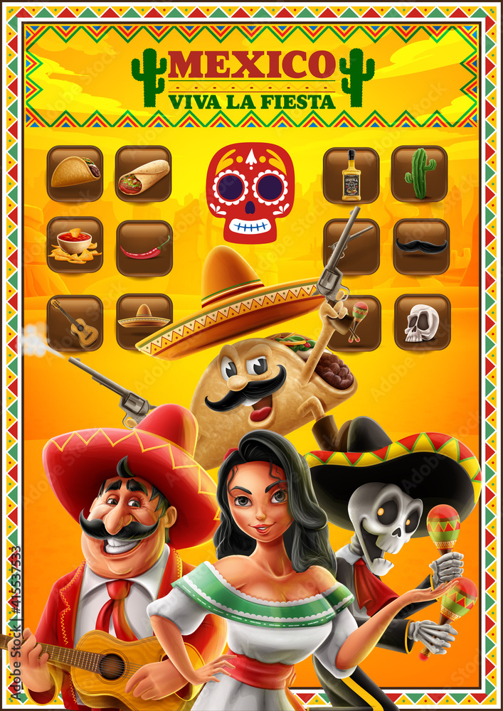 Mexican Cartoon Characters