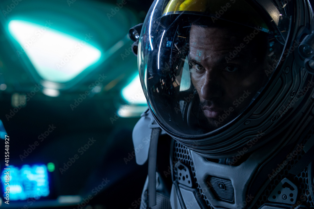 Black Male Astronaut