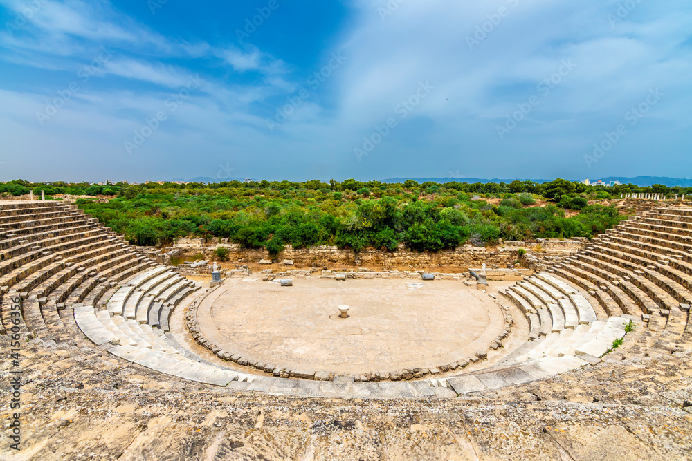 The Salamis Ancient City in Northern Cyprus Stock Photo | Adobe Stock