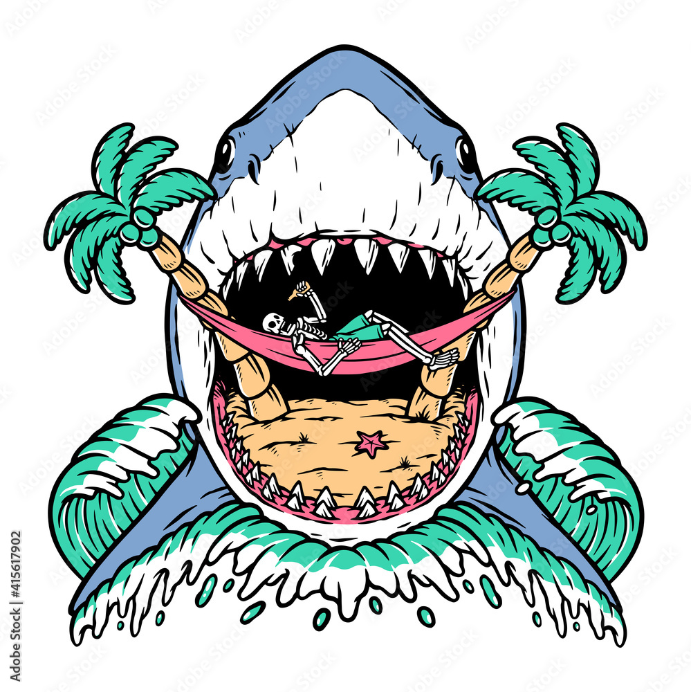 Shark Bite Vector