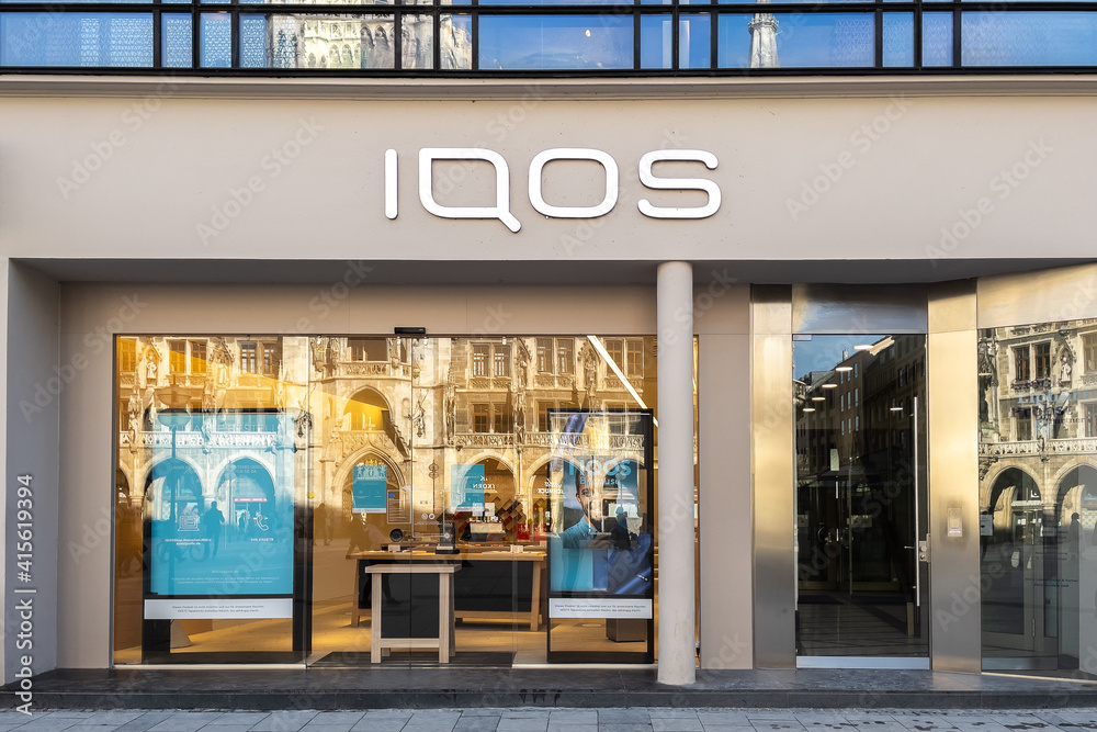 IQOS store in Munich Stock Photo | Adobe Stock