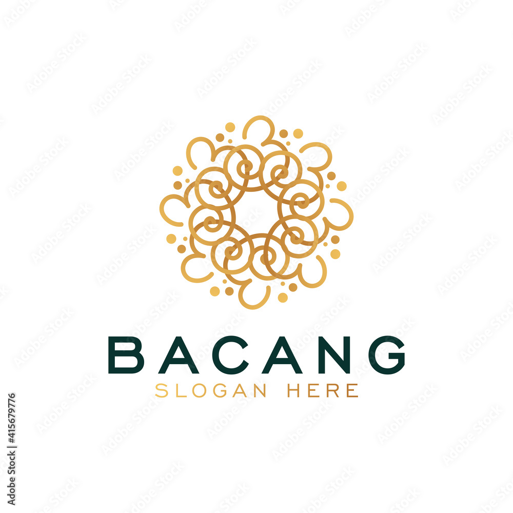Luxury vector logotype . Premium letter B logo with golden design ...