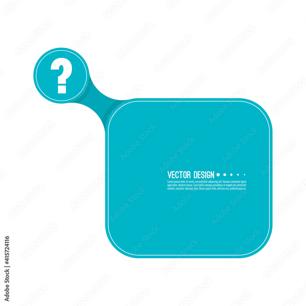 Question mark icon. Help symbol. FAQ sign on white background. Vector ...
