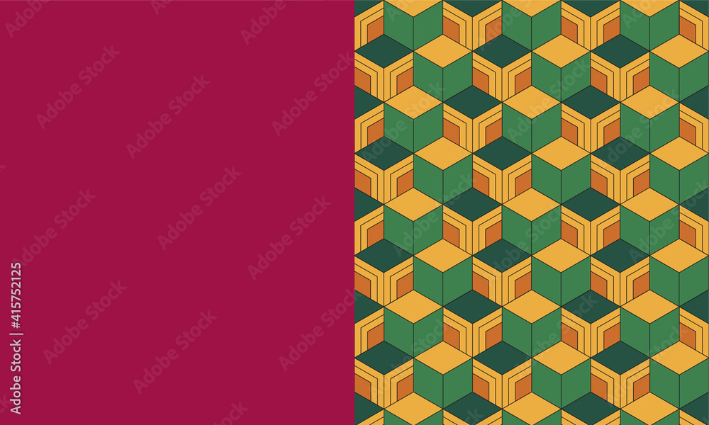 Red and Green Abstract wallpaper, Demon Slayer Giyu wallpaper ...