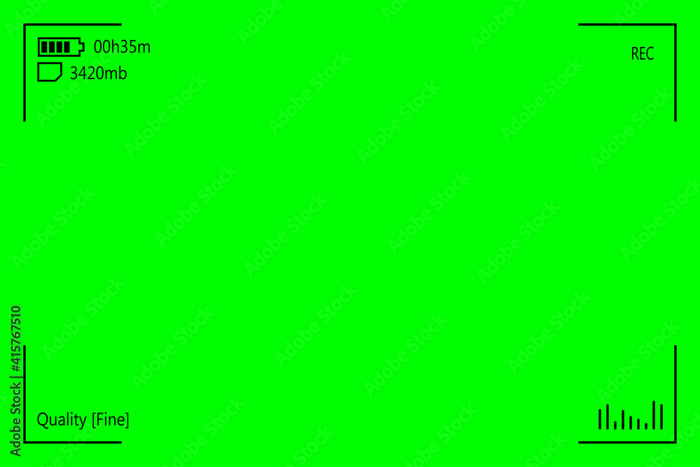 Green screen, chromakey background. Blank green background with VFX ...