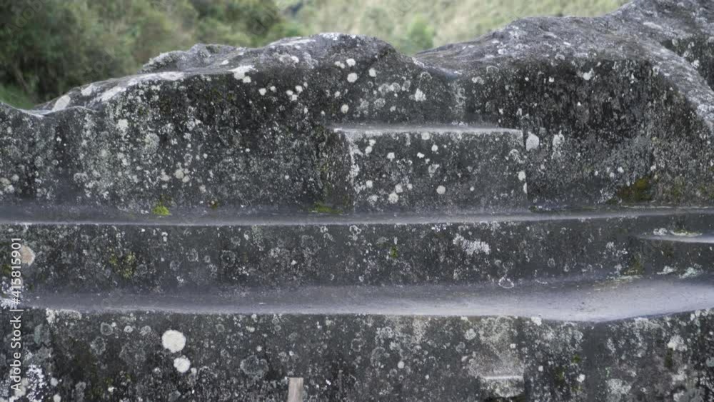 Stone of human sacrifice and rituals of inca culture, archaeological ...
