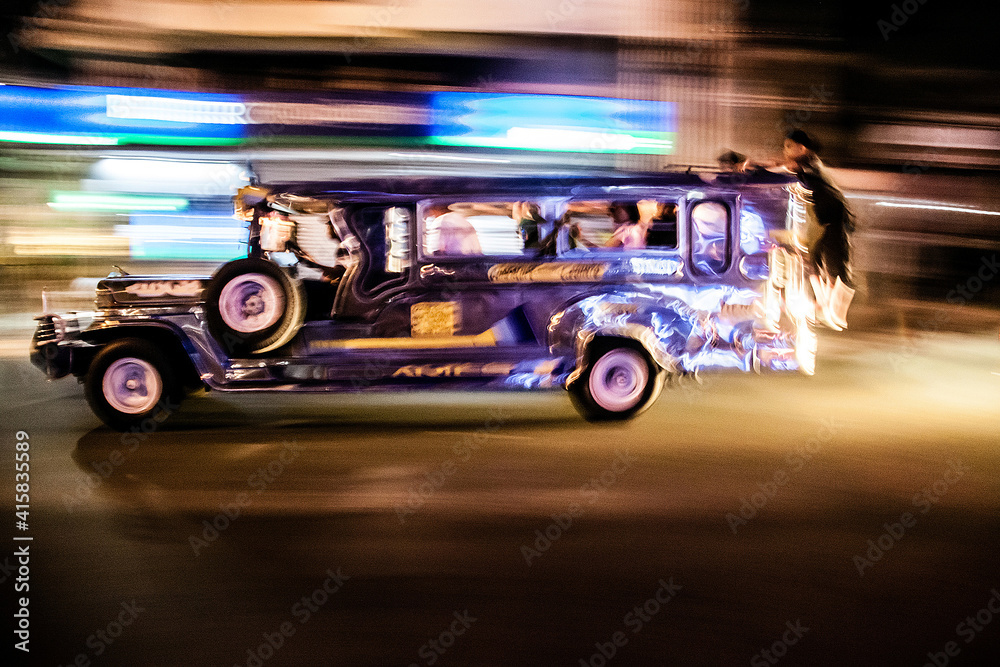 the iconic Philippine jeepney, the king of the road in Metro manila ...