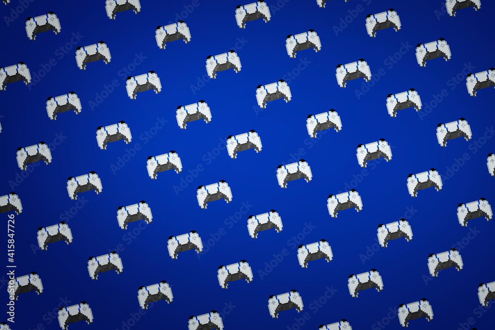 Next gen gaming pixel background Stock Illustration | Adobe Stock