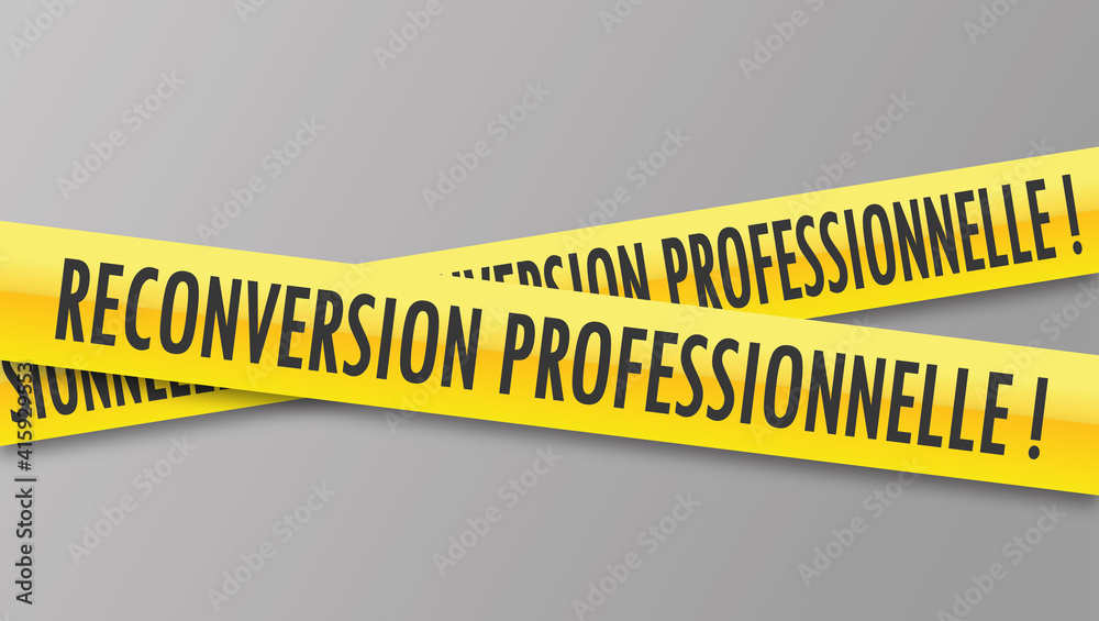 Logo reconversion professionnelle. Stock-Vektorgrafik | Adobe Stock