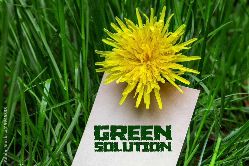 Green solution Stock Photo | Adobe Stock