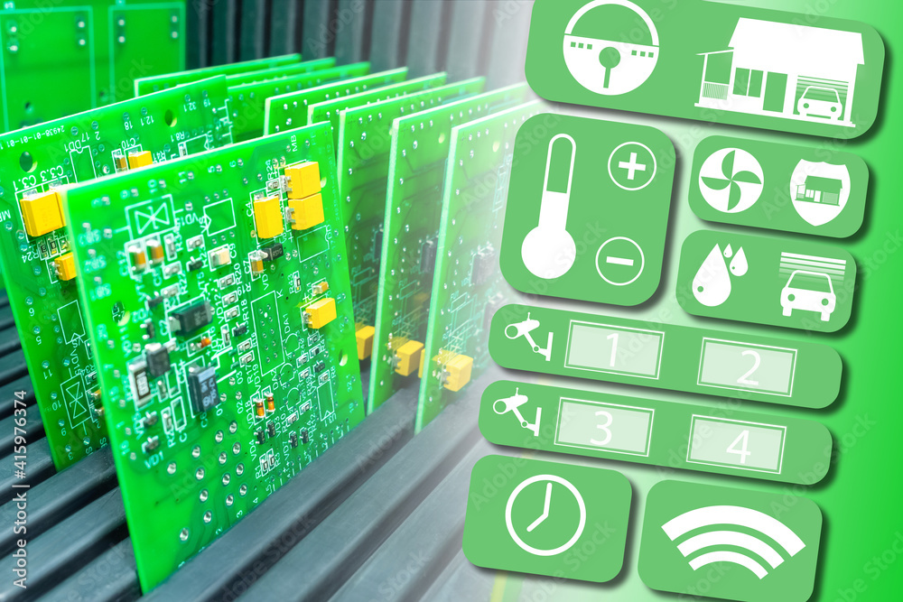 Manufacturing of components toa smart home. Wifi modules for smart home ...