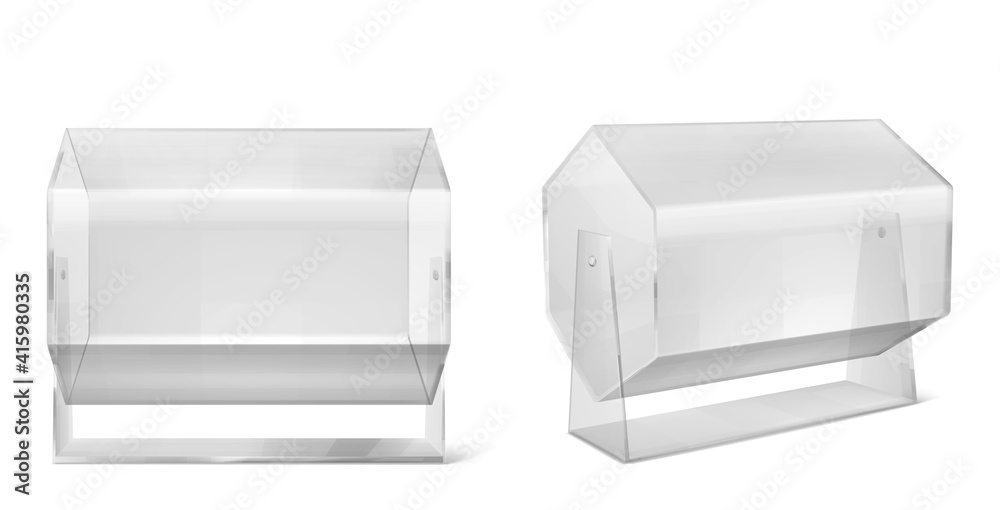 Vecteur Stock Lottery machine, transparent raffle drum isolated on ...