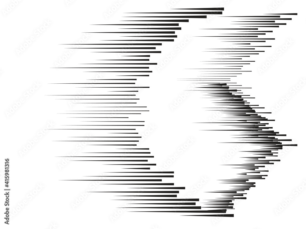 Speed Lines in circle Form . Vector Illustration .Technology Logo ...