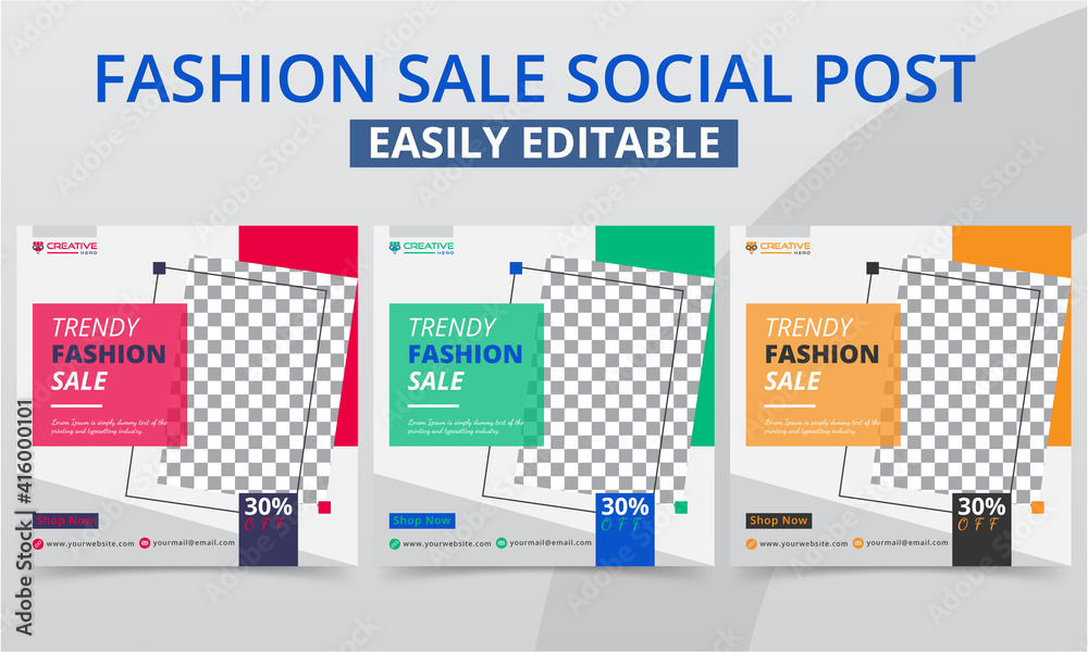 Premium Fashion Sale Social Media Post for the shop owner new arrival ...