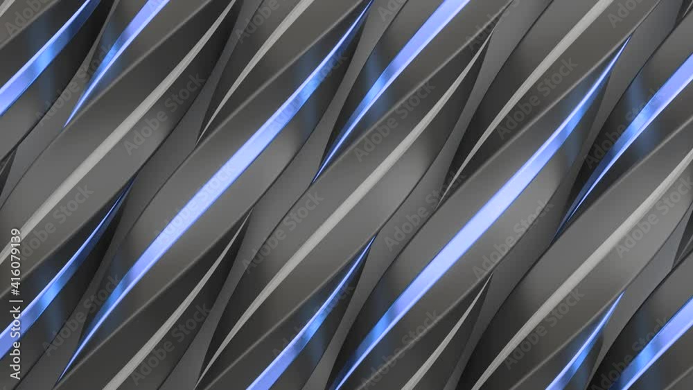 Metal lines move horizontally. Animation. Woven metallic colored lines ...