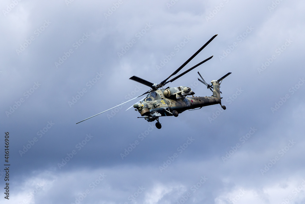 Russian Air Force Mi-28 Havoc military attack combat helicopter Stock ...