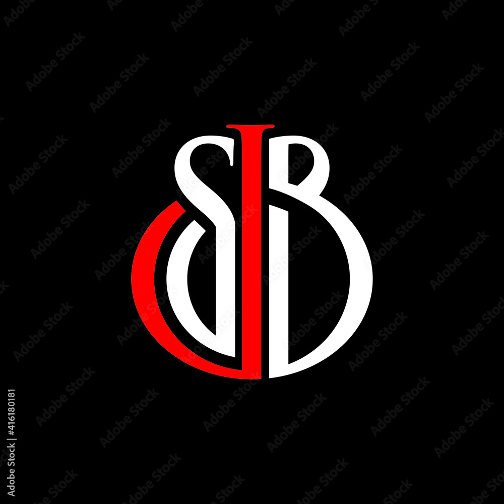 sjb logo design vector icon symbol Stock Vector | Adobe Stock