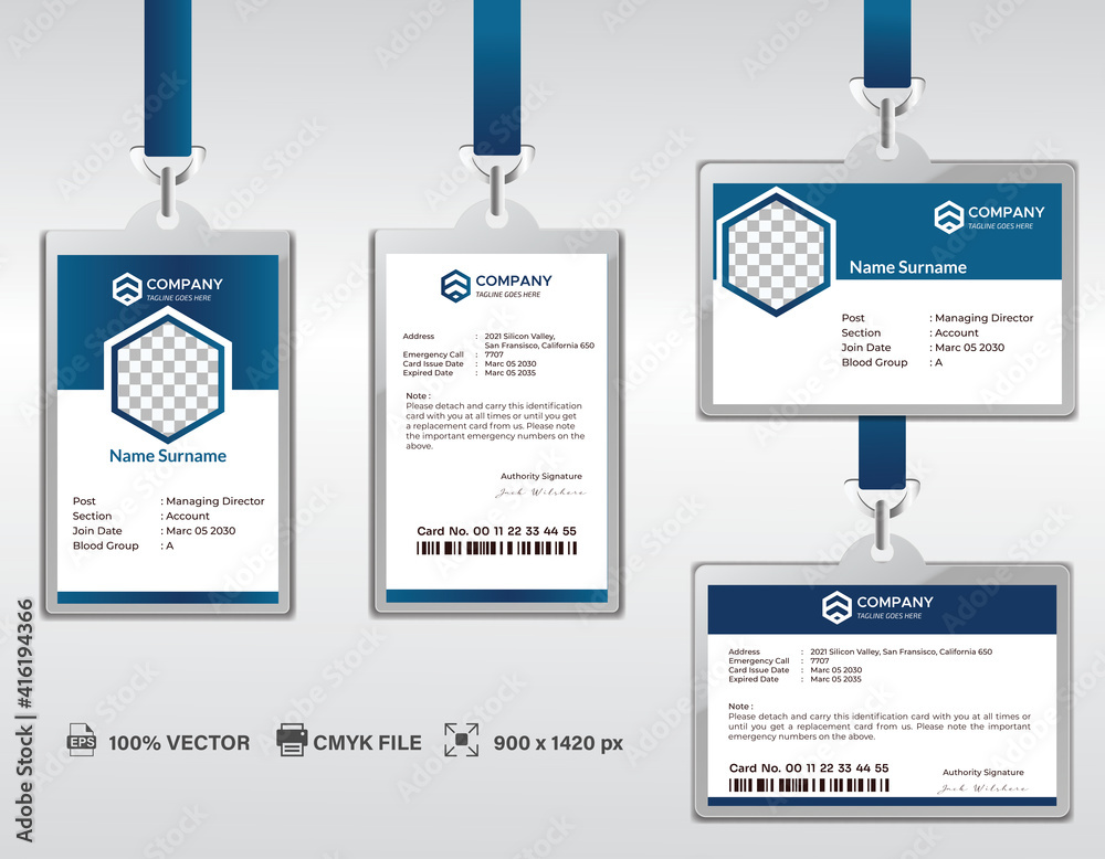 California Identification Card Template