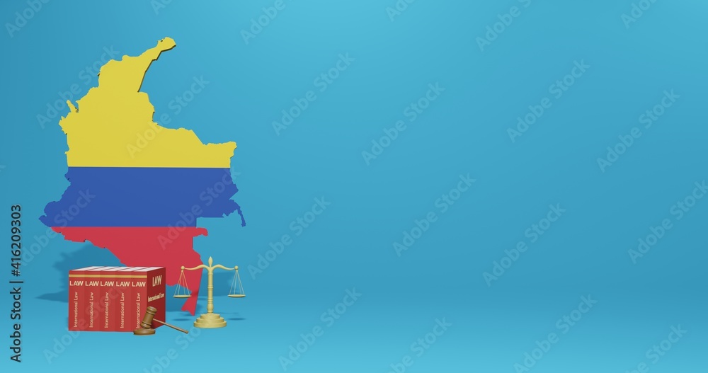 colombia law for TV infographics, social media content and free space ...