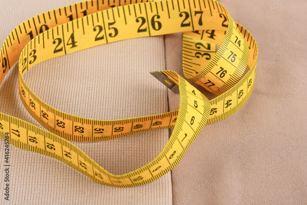 Close up of flat knit Graduated Compression Garments for leg lymphedema ...