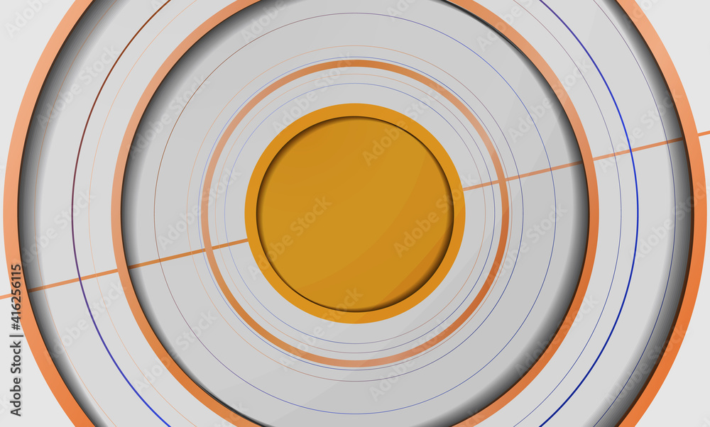 Abstract circle technology banner background, Digital innovation ...