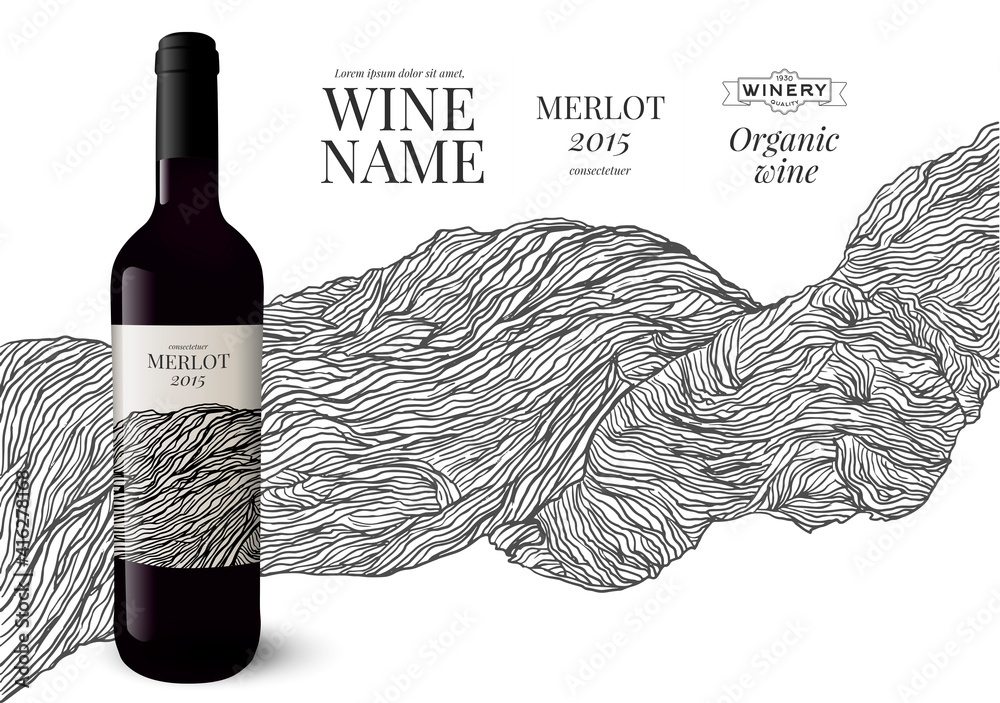 wine-texture-vineyard-trunk-label-design-02 Stock Vector | Adobe Stock