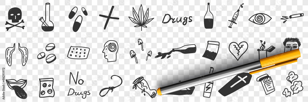 Hand Drawn Drugs
