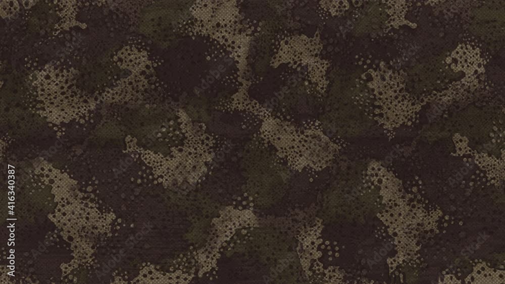 Camouflage background. Animated Texture. 4K loop animation. 迷彩背景ループ動画 ...