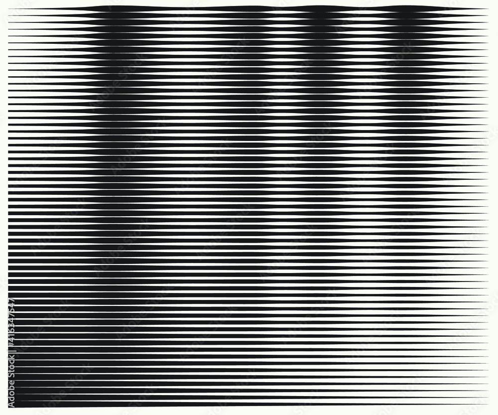 Horizontal lines. Design halftone element. Vector illustration. Line ...