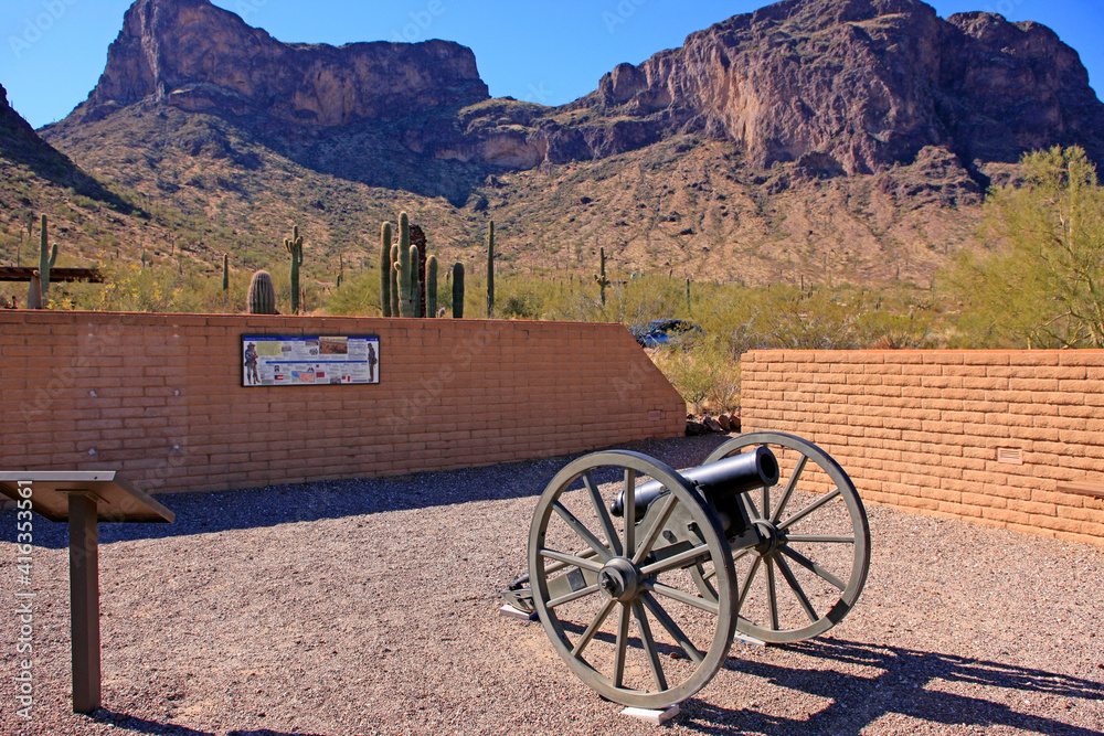 Civil War memorial to this location where in 1862 the Battle of Picacho ...