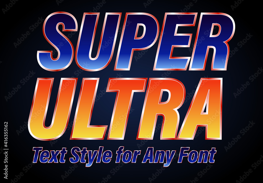 Blue-Yellow Combination Text Styles Layouts Stock Template | Adobe Stock