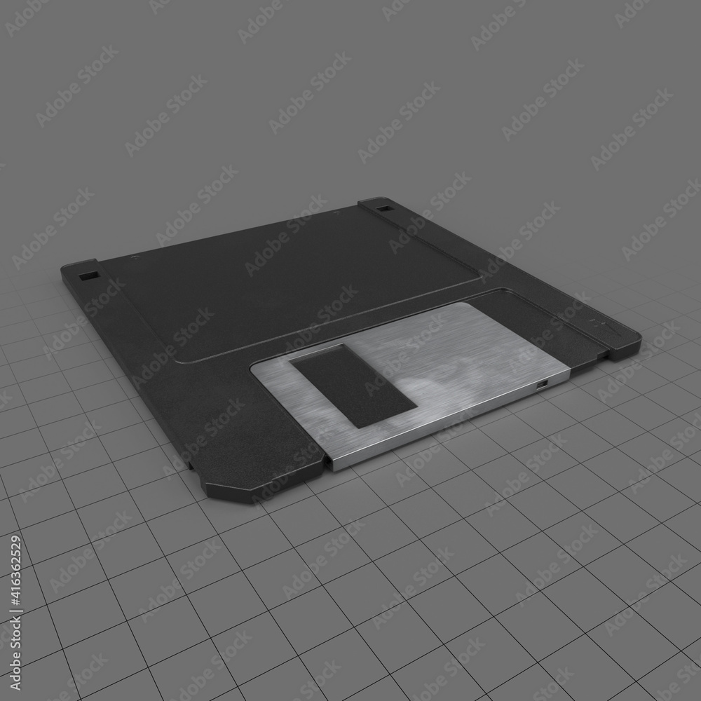 Floppy disk Stock 3D asset | Adobe Stock