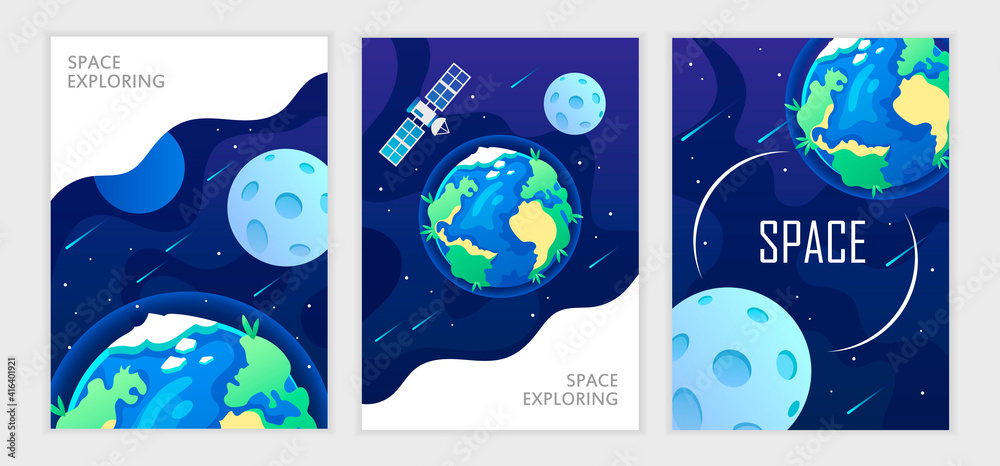 Earth Planet Travel Brochure