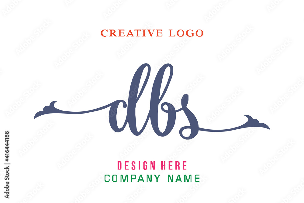DBS lettering logo is simple, easy to understand and authoritative ...